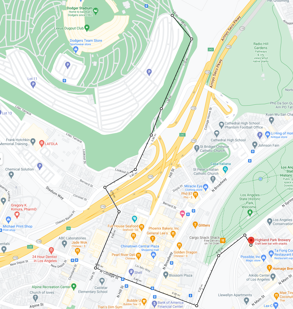 Walking to Dodger Stadium – mchorton's blog